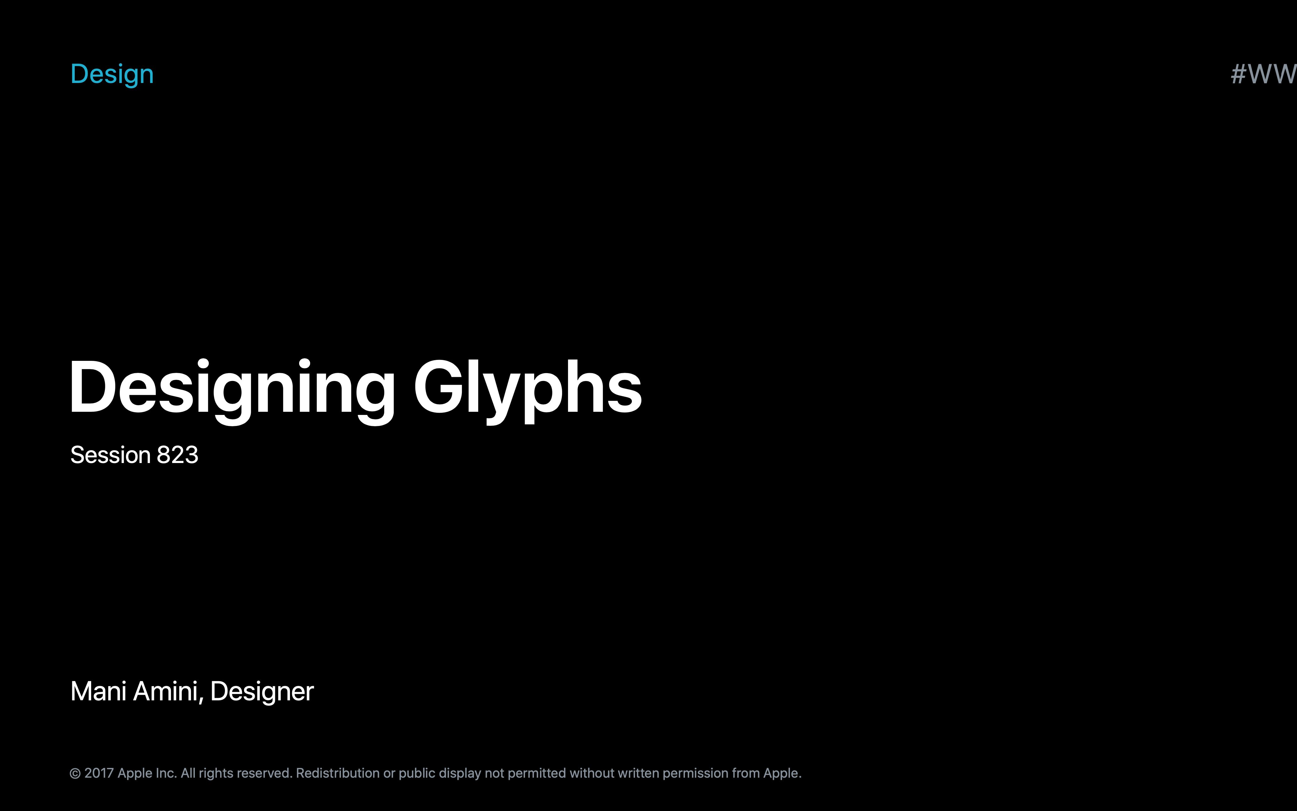 【中字】Apple 设计师教你画图标 WWDC 2017