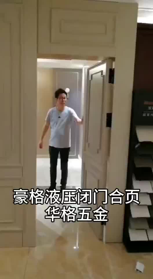 豪格液压合页隐形门效果