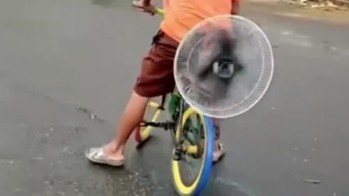 还得是你大爷,涡轮增压的自行车,这改装技术太牛了