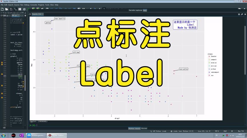 【点标注_Label 】为指定数据添加标签注释_数据可视化