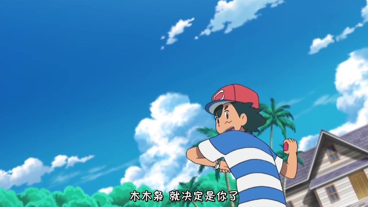 精灵宝可梦:大考验第一战,木木枭就决定是你了