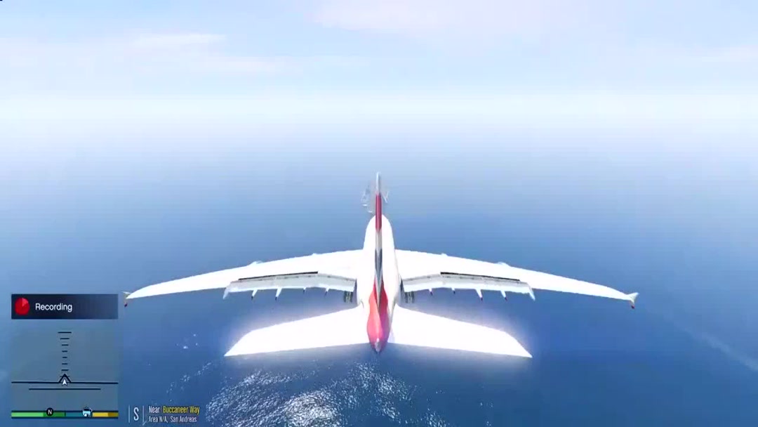 3D模型解读A380飞机降落到航母上的情景