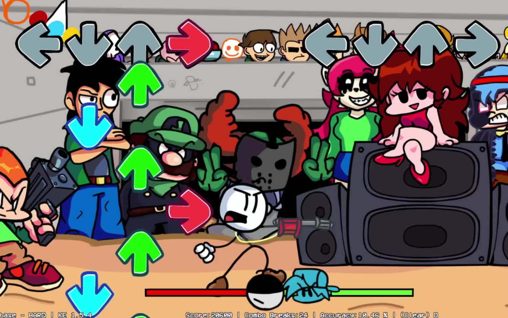 FNF优质模组 火柴人3.0 Vs.亨利 5首歌