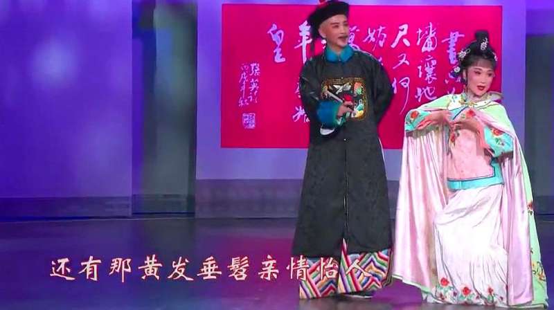 戏曲晚会演绎黄梅戏《六尺巷》选段,甩腔拖腔真到位,不愧是名家
