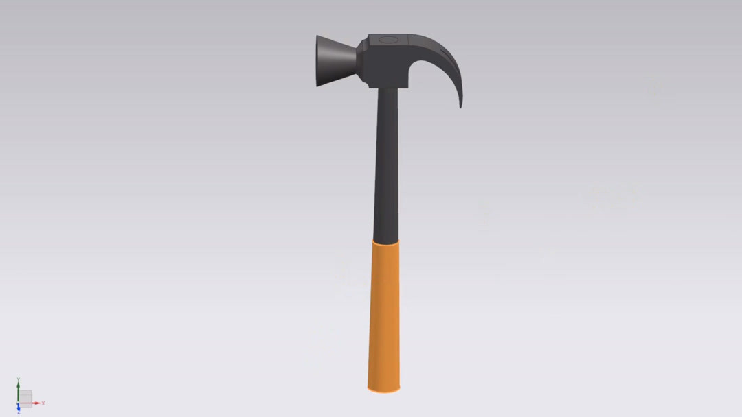 UG羊角锤三维建模实例,掌握好UG明亮轻松搞定