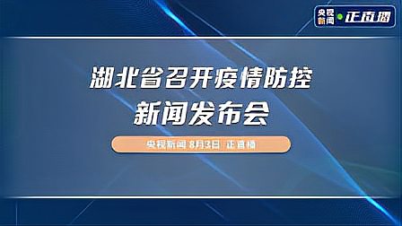湖北省召开疫情防控新闻发布会