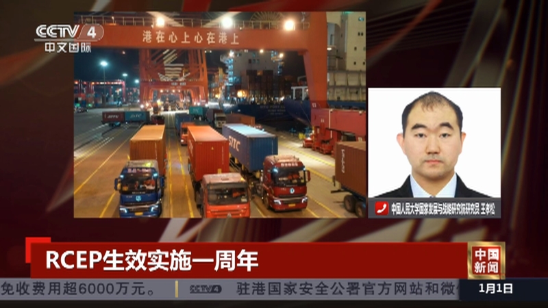 [中国新闻]RCEP生效实施一周年