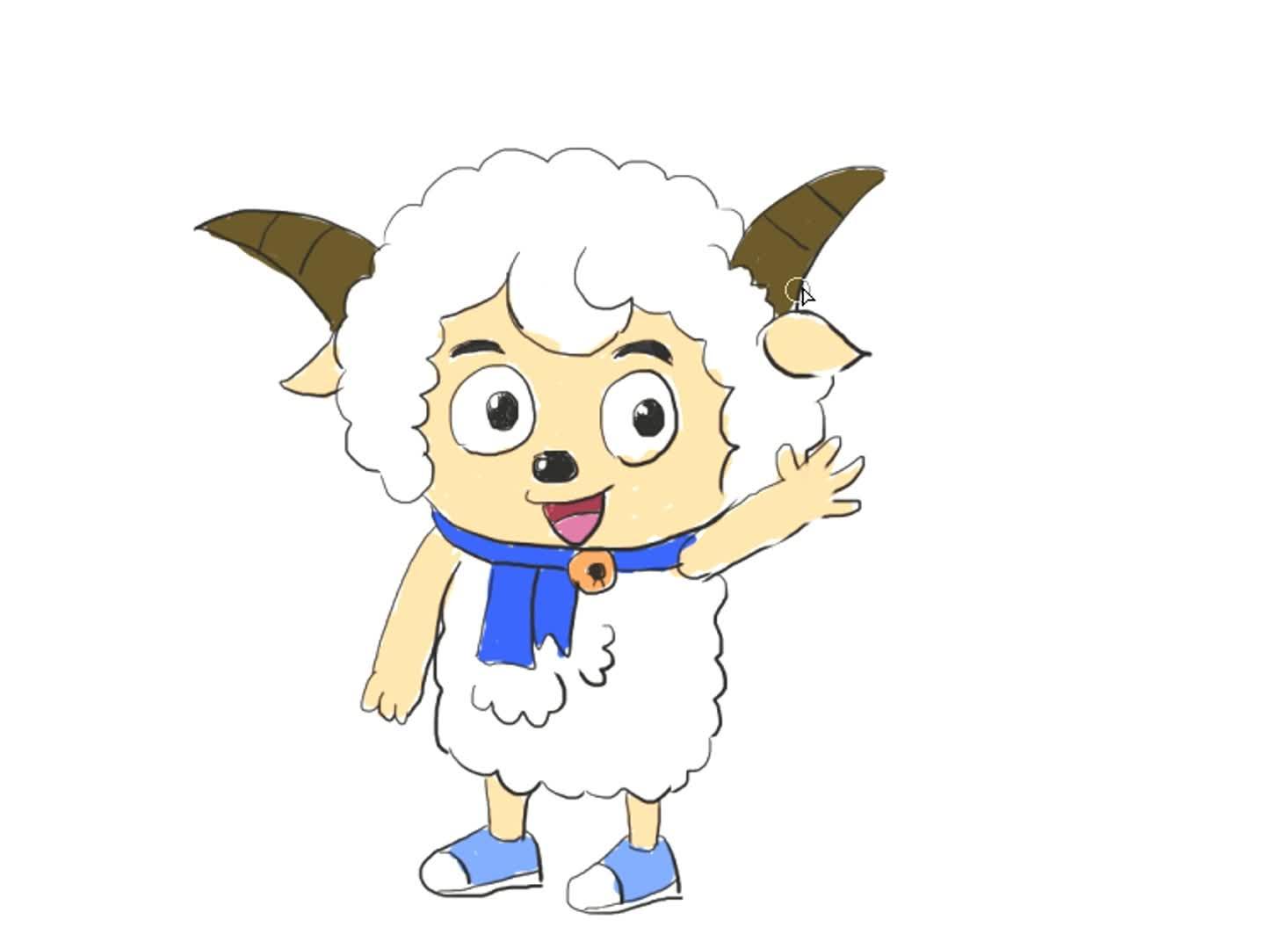 ...动画片《喜羊羊与灰太狼》中的喜羊羊卡通教程员 喜羊羊儿童电脑...