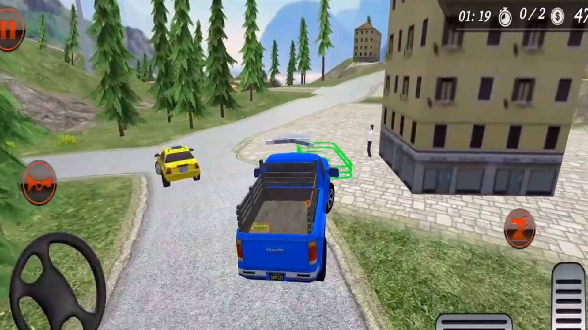 创意出租车驾驶模拟安全路面,创意行驶器游戏