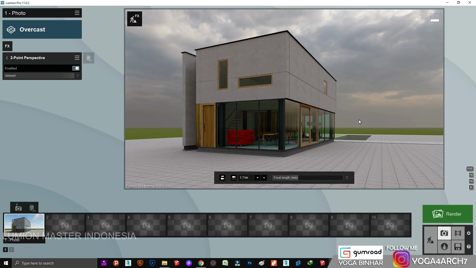 【搬运】LUMION 11 TUTORIAL SERIES序列教程2