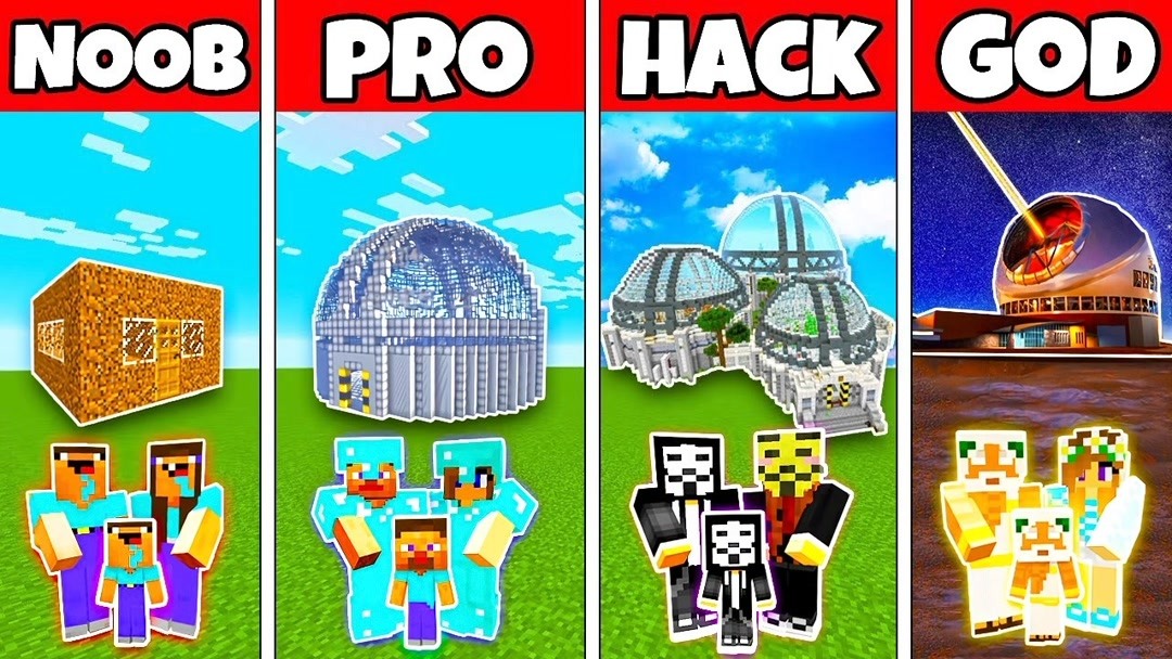 我的世界建造动画:家庭实验室建造挑战