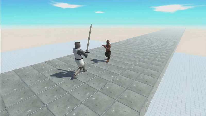 「动物全面模拟器」天桥上的1v1battle!