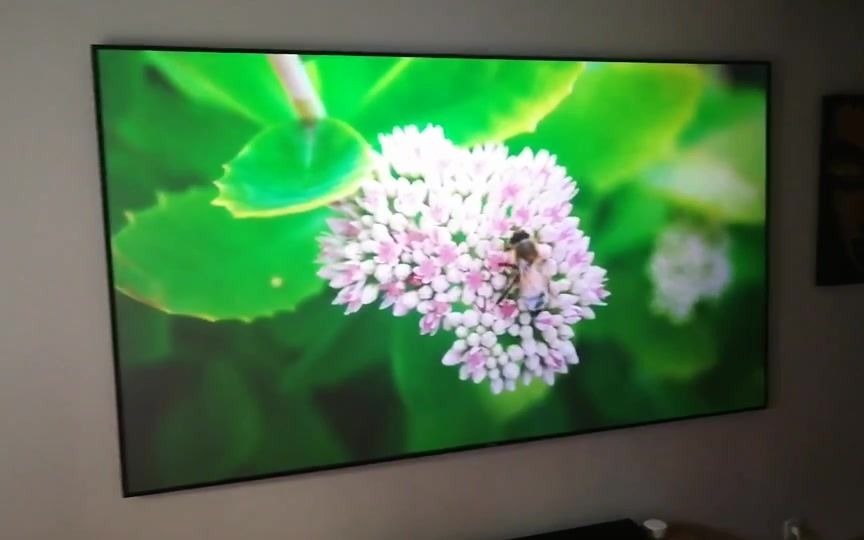 长焦投影机专用的抗光幕,看视频再也不用关灯看啦!XY 黑晶抗光幕+ ...