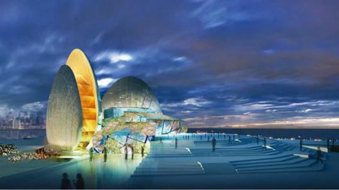中国唯一海上歌剧院,可抵抗12级台风,施工比鸟巢难