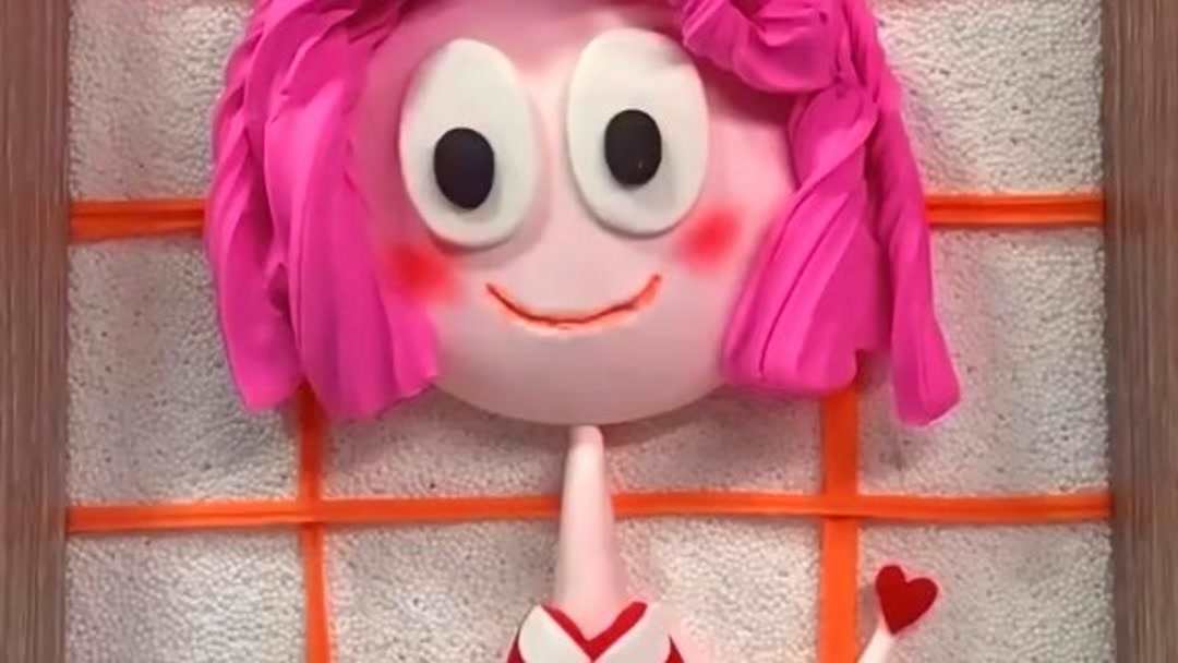 天才计划超级漂亮简单的手工DIY粘土摩登女孩相框立体画