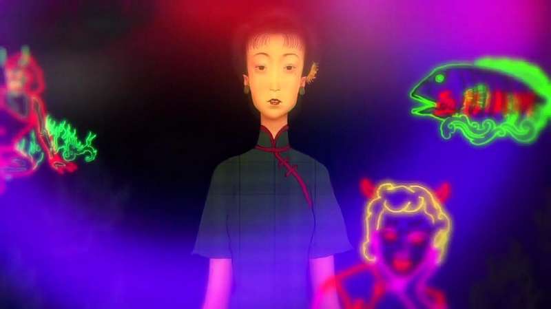 动画短片:中国风短片,女子走过五层妖塔,回到故事的开始