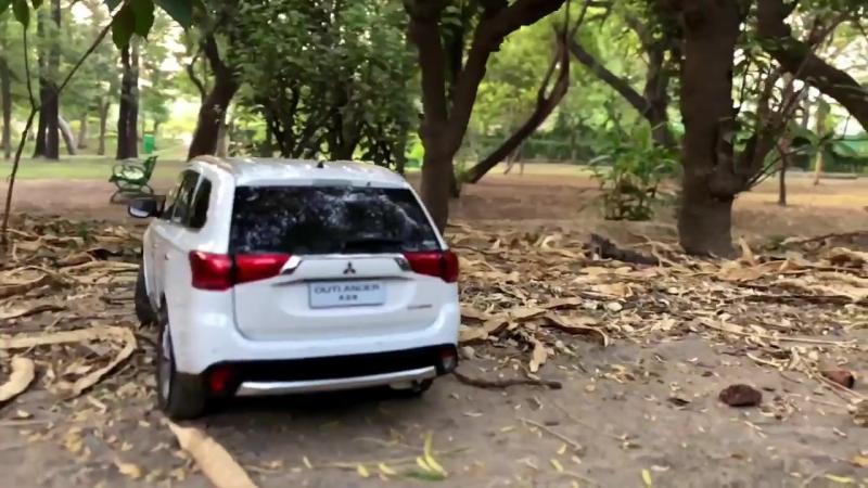 实拍:广汽三菱欧蓝德汽车模型开箱展示