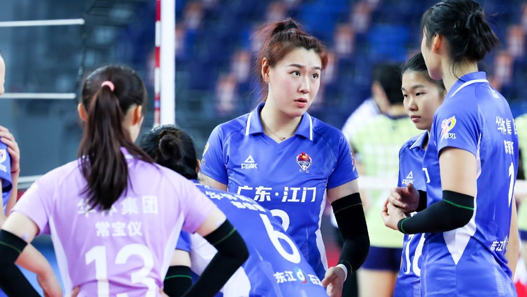 栗垚、陈佩妍、王逸凡扣杀集锦,联赛广东女排战胜四川女排