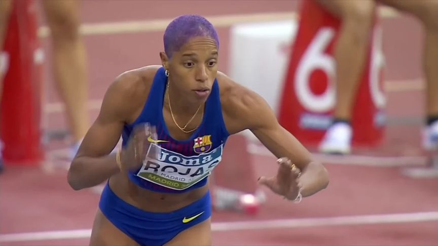 2022年世界田径室内巡回赛,罗哈斯尝试打破自己的三级跳远纪录