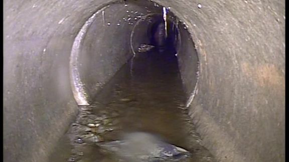 岩联CCTV管道机器人现场检测图像演示