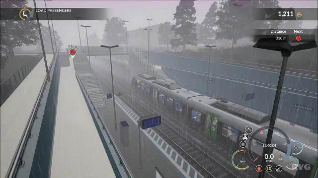 模拟火车世界 - 雨天体验开火车的感觉(PS4 Pro)