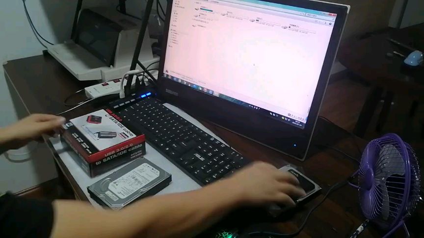 北极闪电 易驱线(三用线)USB3.0,连接sata接口硬盘