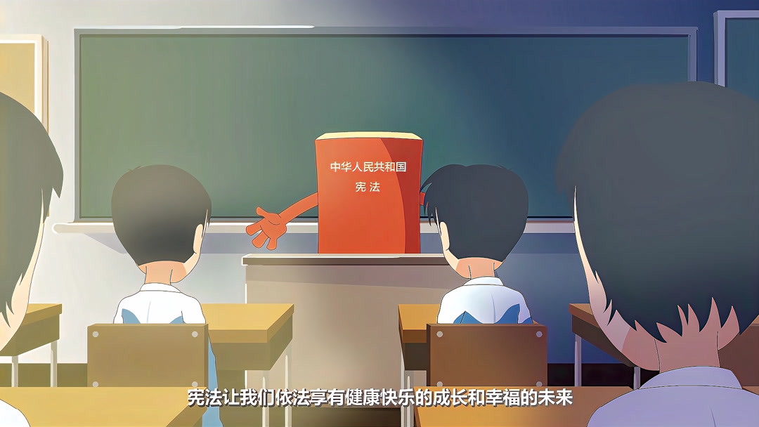 黄鹤楼动漫制作《我与宪法》科普动画宣传片