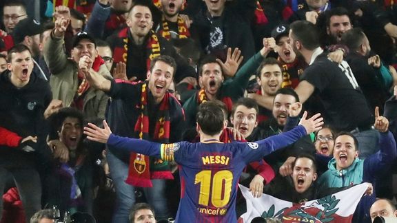 梅西梅开二度羞辱切尔西门将,欧冠百球开始追赶C罗