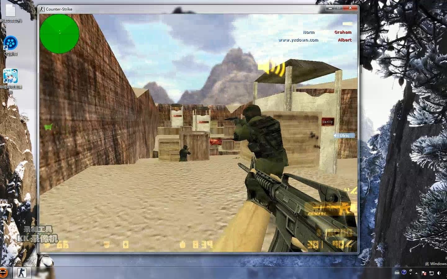 单机游戏 cs1.6 人机对战 从开始到结束我没跪不是技术好 毕竟没有...