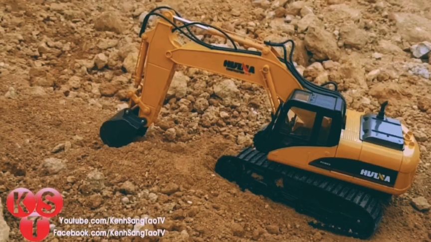 开箱一个挖掘机模型,测试了一下效果非常好!