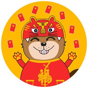 做定制服装的海狸 