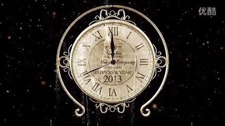 AE模板1060 新年倒计时时钟AE模板