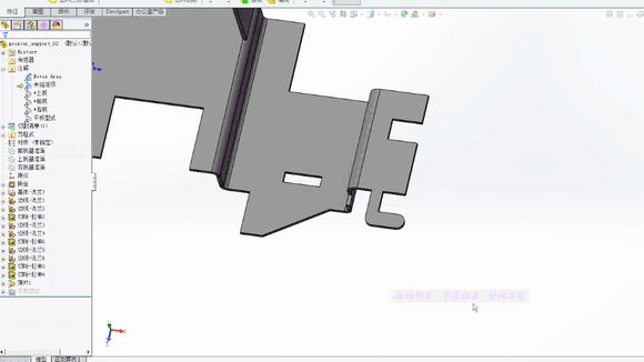 solidworks钣金实例 复杂钣金件第1部分
