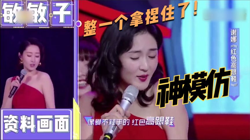 谢娜的那些爆笑模仿秀,神还原刘敏涛,模仿蔡少芬全体笑趴!