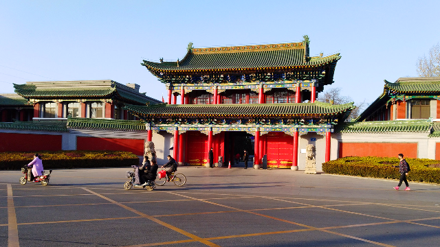 航拍原山西省府大院—督军府旧址