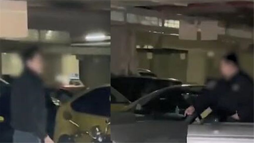 广西一男子将电动车,停在自家停车位上,反被指责了一顿。