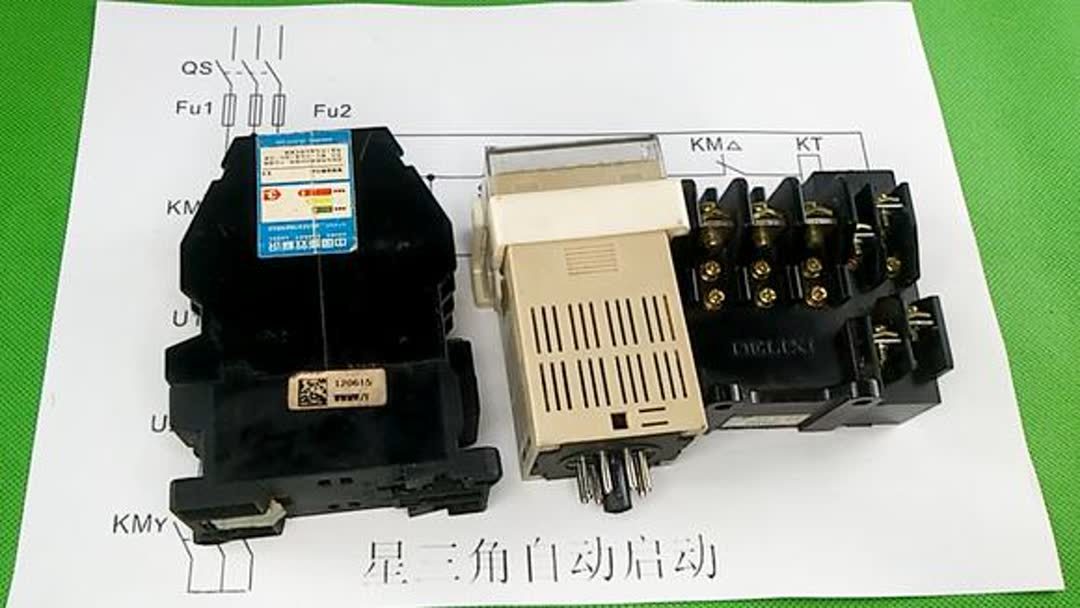 星三角降压启动线路讲解,电工入门基础