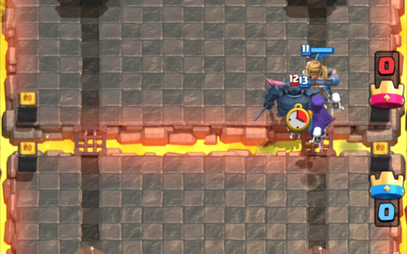 皇室战争–遇到大皮卡+电法卡组