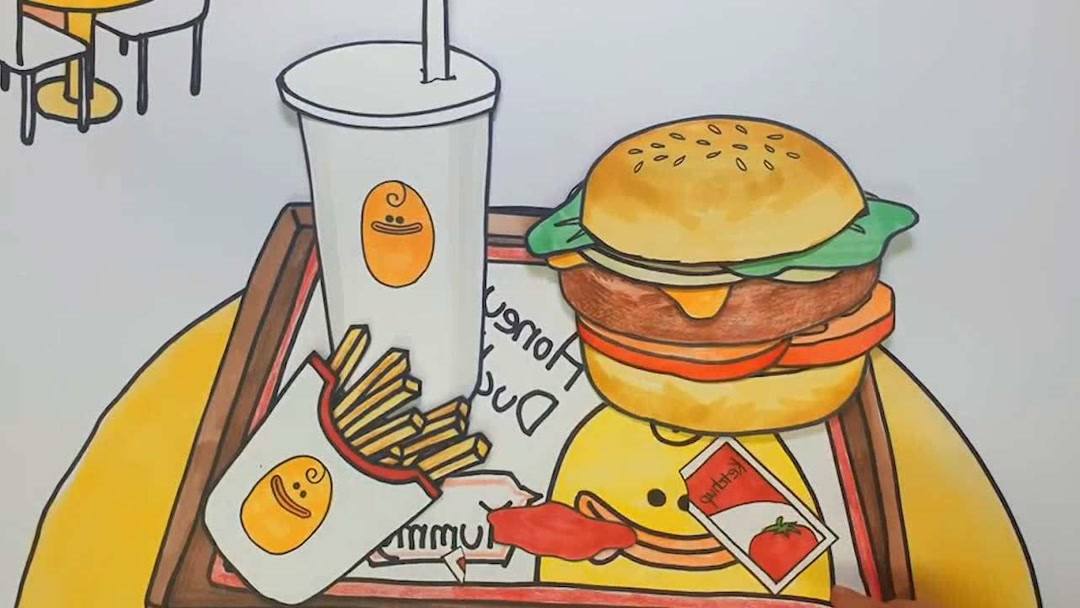 帧动画:制作一份汉堡!