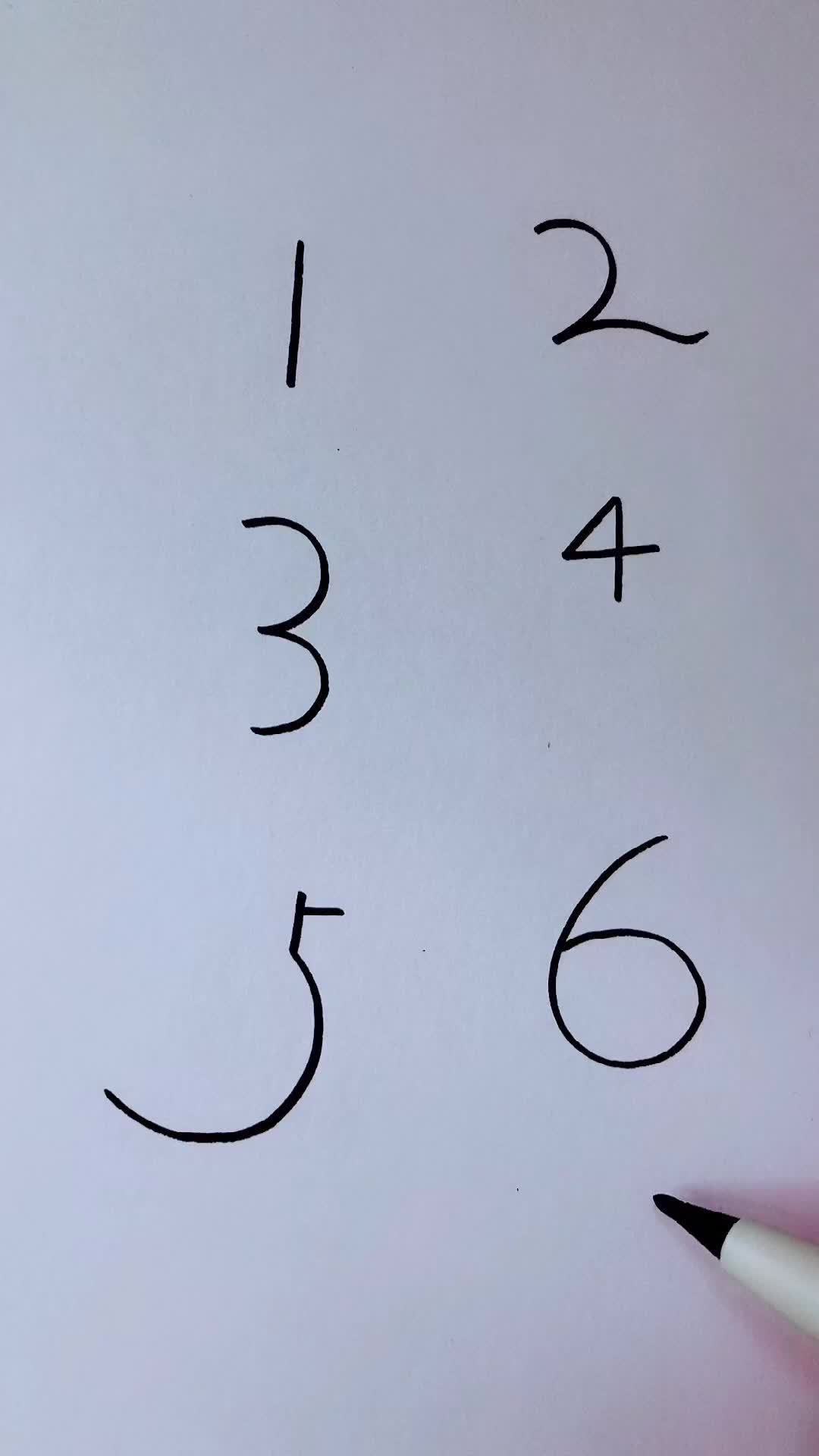 数字变变变#一起学画画