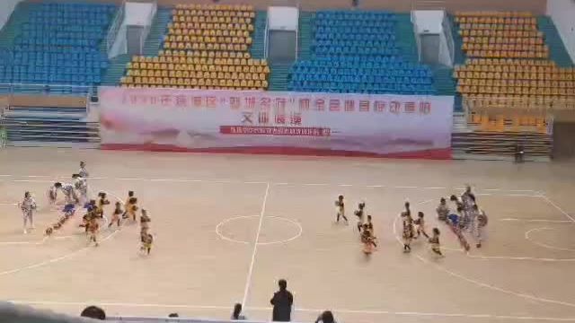 #幼儿篮球表演秀 新的队形,第一次展示