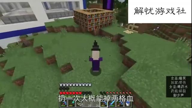我的世界变形:女巫到底有多少药瓶子?变身后发现是无限药水