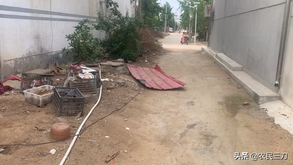 农村没有排水系统,给你们看看我是怎么处理厨房生活用水的排放的