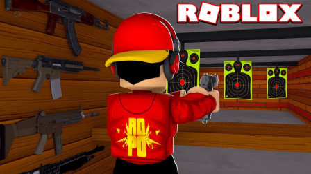 Roblox枪械模拟器!训练各种枪!竟要和坦克对打?面面解说