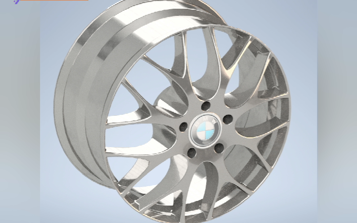 Inventor建模:宝马轮毂的模型展示