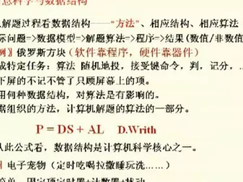 数据结构视频教程 全48讲 西学课程第01讲 西安交大