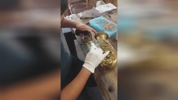 萨克斯皮垫漏气维修 平皮垫工具使用说明