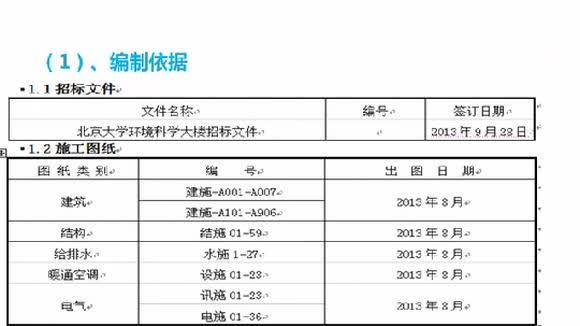 施工组织设计零基础教学
