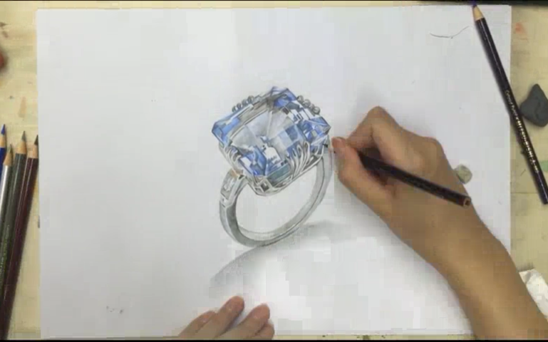 “买不起还画不起吗?”心意满满的手绘钻戒!