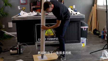 老外用1000支圆珠笔制作成一支,看到最后成品,这钱花值了